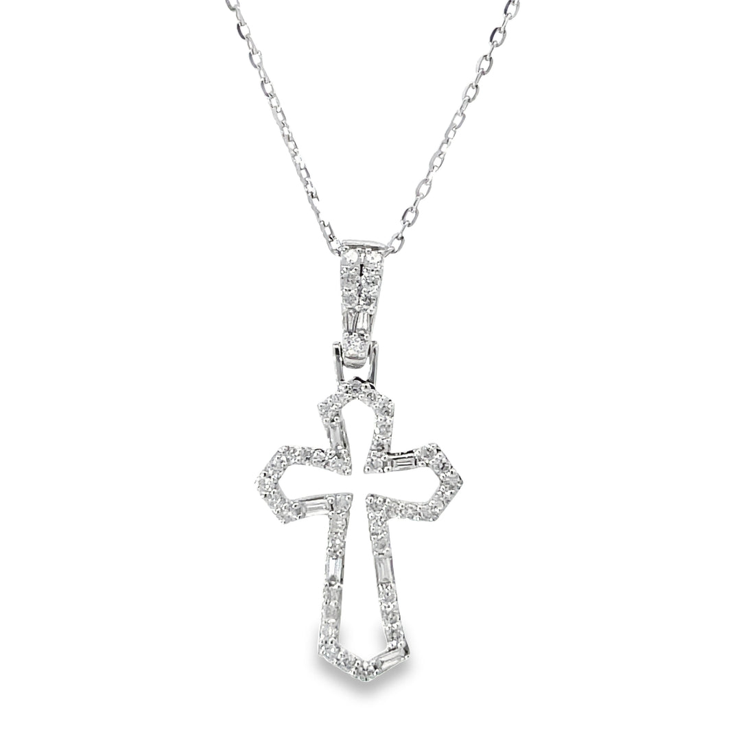 14 karat white gold pendant store